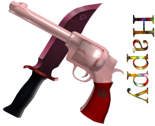 LOVE GUN & KNIFE 2 ITEMS TOTAL💕💖MM2 ROBLX UNCOMMON COMMON💕💖FAST ...