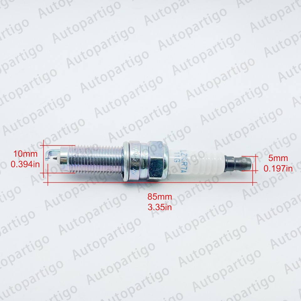 6x Spark Plugs 12290-R71-L01 & DILZKR7A11G Fit For Honda Accord V6 ...