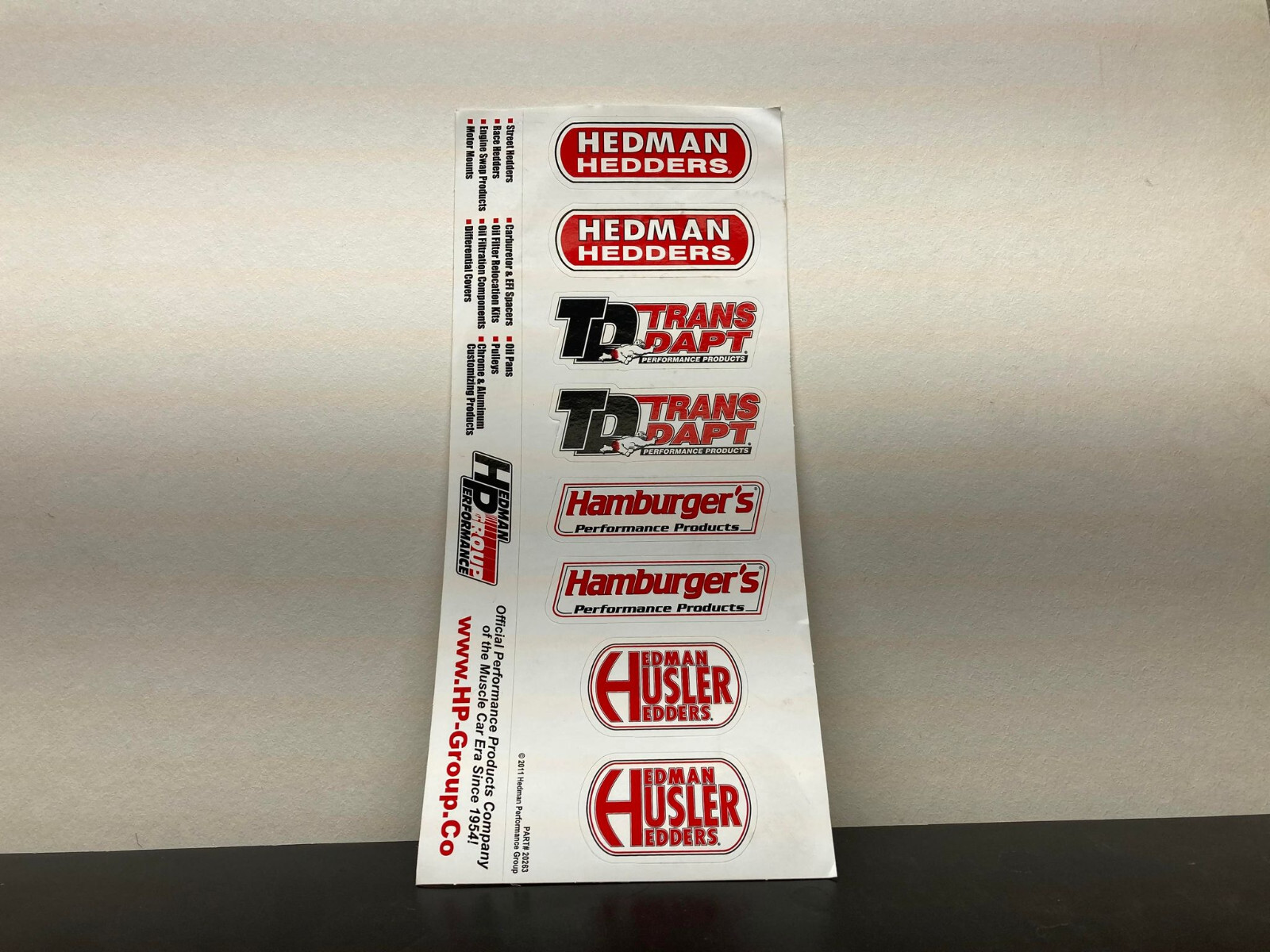 HPG sheet - Original Vintage Racing Decal/Sticker bumper | eBay