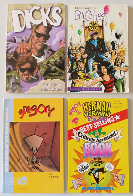 Lot 7 Edgy Comics and Graphic Novels - Gregory by Hempel, Bacchus ...