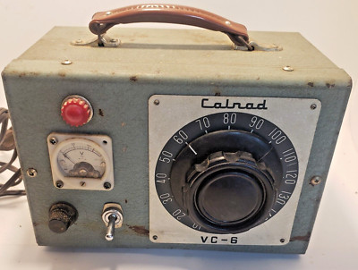 Calrad Variac Variable Transformer VC-6 5A 500W 0-150V Two 2.5 Amp AC ...