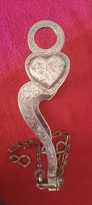 Vintage Sterling Silver Heart Bit Horse Bit Valentines Gift. | eBay
