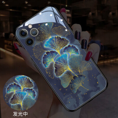 Sound Activated Tree LED Light up Phone Case Cover for iPhone 17 16 14 ...