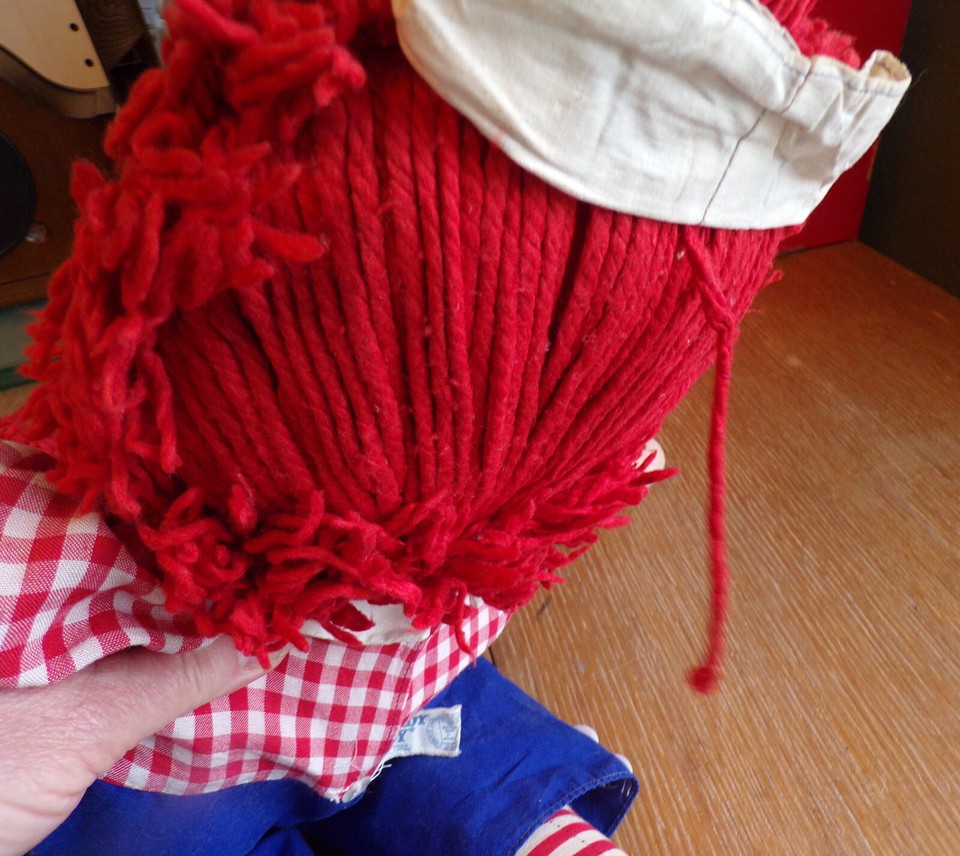 Pair Vtg Red Haired Unbranded Knickerbocker Raggedy Ann/Knickerbocker ...