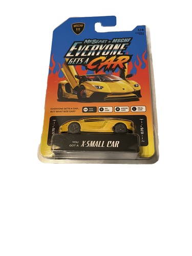 Mr Beast + MSCHF Everyone Gets a Car X-Small Car Diecast Lamborghini ...