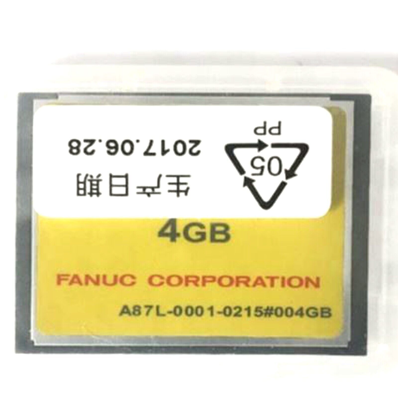 FANUC 4 GB CompactFlash Memory Card (A87L-0001-0215#004GB) for sale ...