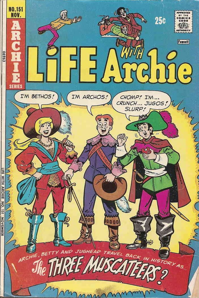 Life with Archie #151 VG; Archie | low grade - November 1974 Three ...