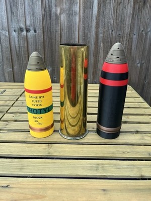 3D Printed QF 18 Pounder Shrapnel And HE Shell - With Original Casing ...