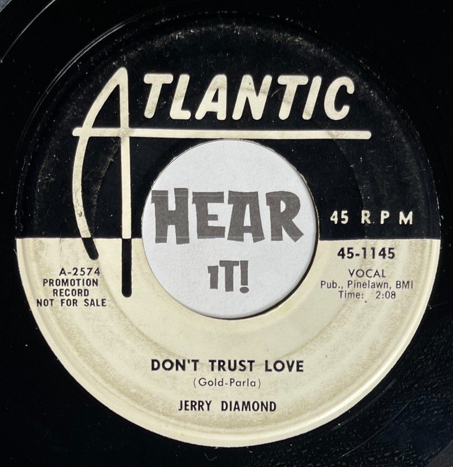 50s Teen Rockabilly 45 JERRY DIAMOND Don't Trust Love / Sunburned ...
