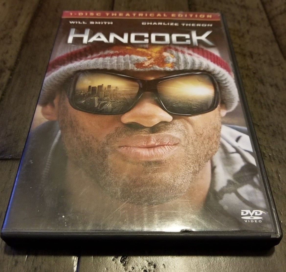 * Hancock (DVD, 2008, Rated Single Disc Version) Theatrical Edition ...