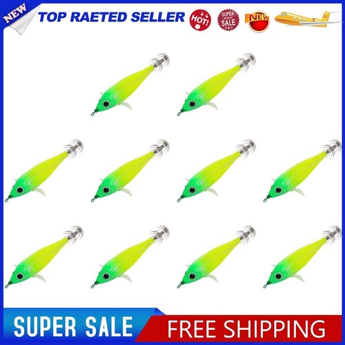 83mm Luminous Squid Lure Octopus Bait Realistic for Saltwater ...