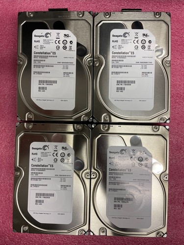 LOT OF 4 SEAGATE 2TB 3.5" SAS 6Gbps ST2000NM0001 9YZ268-031 Serv HDD ...