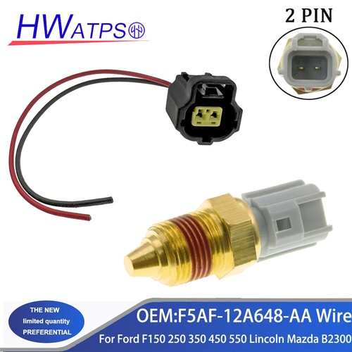 F5AF-12A648-AA Coolant Temperature Sensor For Ford Lincoln MAZDA ...