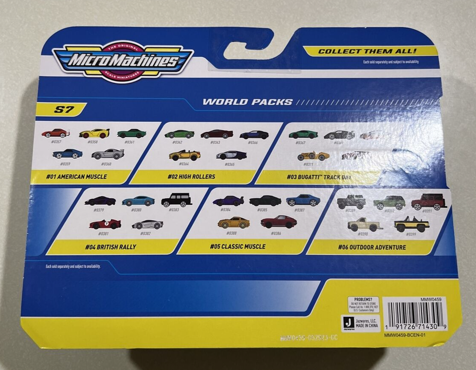 NEW 2023 Micro Machines BUGATTI TRACK DAY Series 7 VHTF | eBay