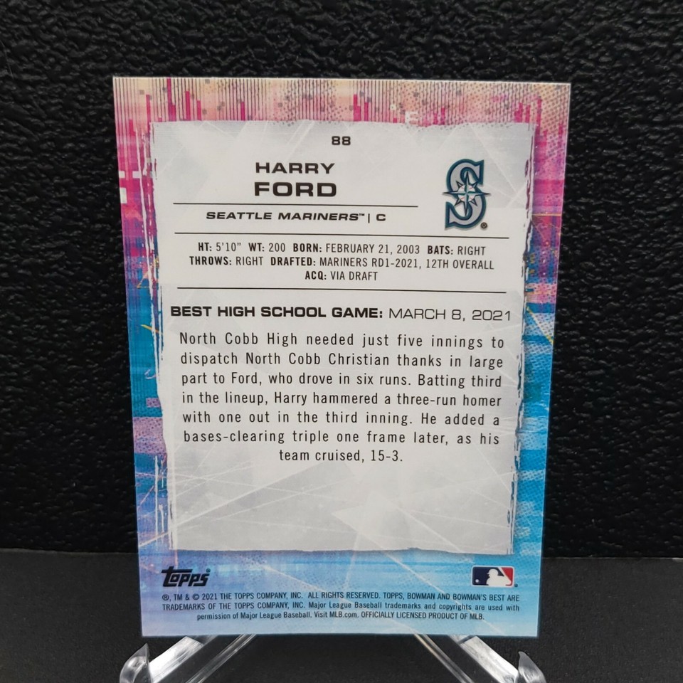 2021 BOWMANS BEST HARRY FORD SEATTLE MARINERS | eBay