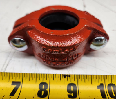 Gemlock Style 5 1-1/4" Grooved Rigid Coupling Ductile Iron EPDM Gasket ...