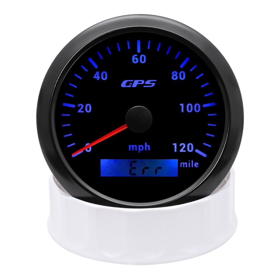 85mm Waterproof GPS Speedometer 0-120MPH Digital Gauge for Motorcycle ...