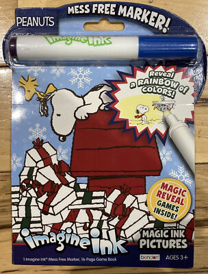 PEANUTS Family imagine ink-Magic Ink Pictures snoopy presents BRAND NEW ...