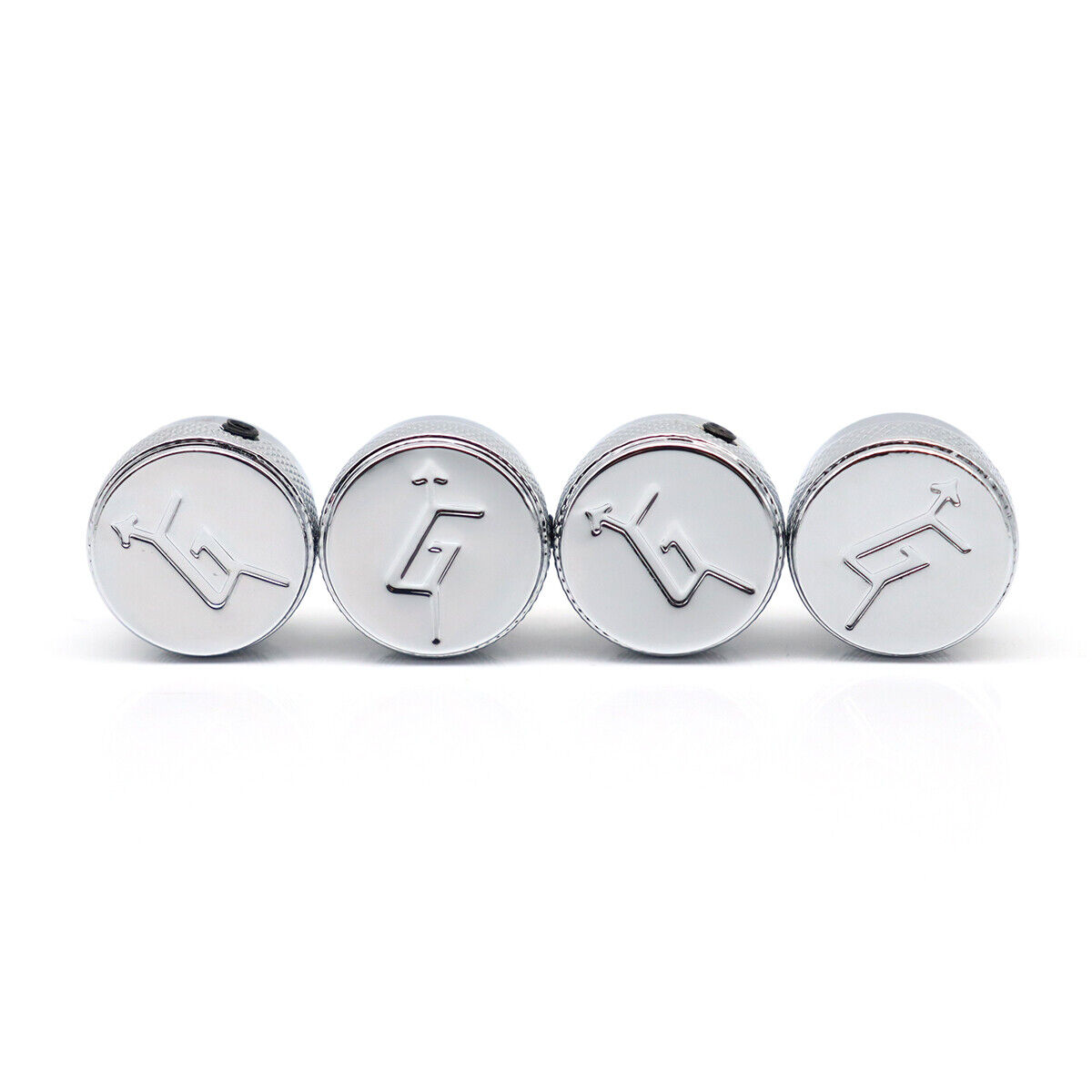 4x Gretsch With Arrow “G” Logo Knobs Metal Guitar Control Knob Volume ...