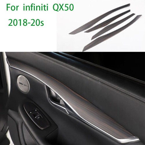 For infiniti QX50 2018-2020s ABS wood grain inner door panel cover trim ...