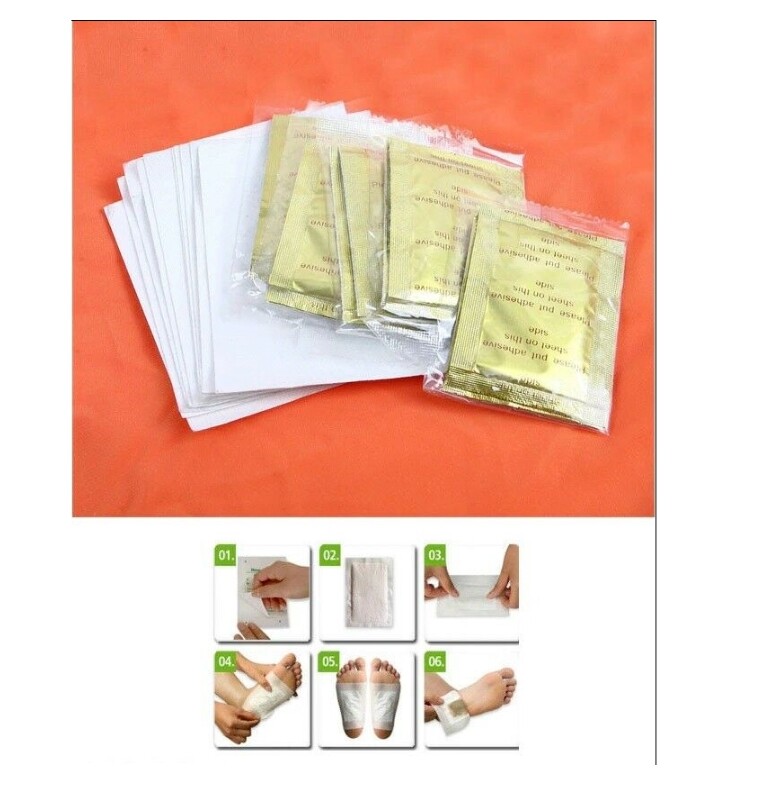 150Pcs Kinoki Gold Premium Detox Foot Pads Organic Herbal Health 100% ...