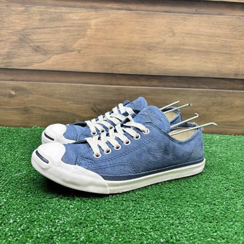 Converse jack purcell Ox womens size 6.5 shoes blue suede athletic ...