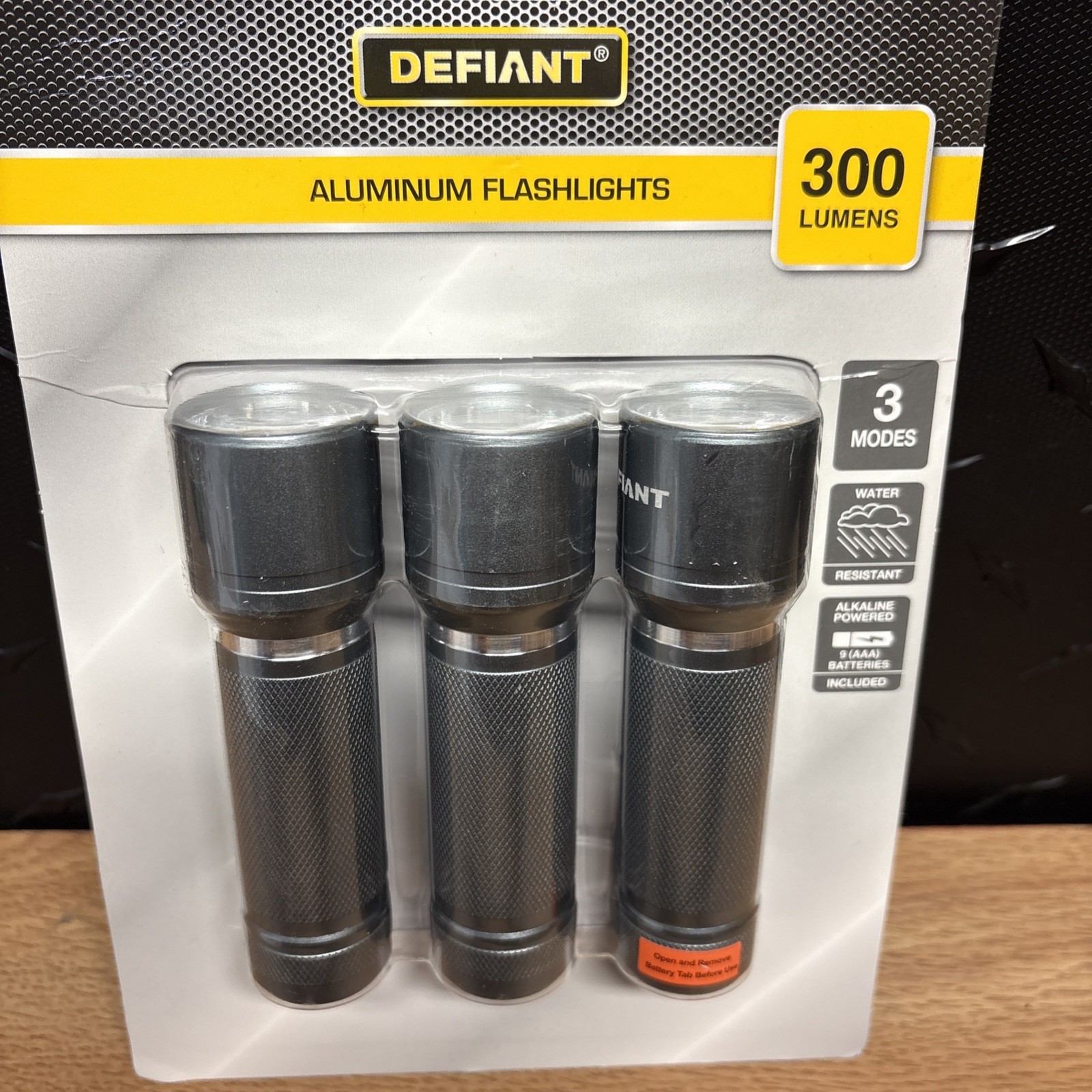 Defiant Aluminum Flashlight Pack Of 3 | eBay