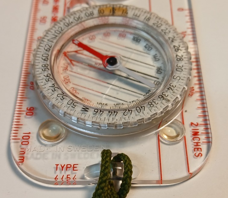 BRITISH ARMY SILVA TYPE 4/54 MAP READING COMPASS / ORIENTEERING COMPASS ...