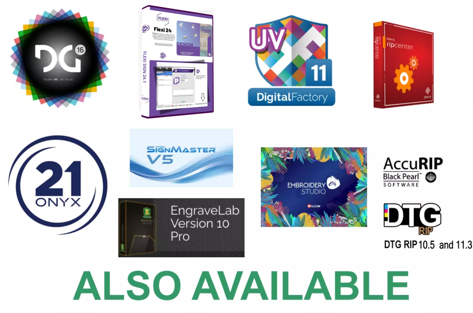 Flexi 22 Flexisign Photoprint Soft DTG DTF RIP Full Setup All Drivers Included | eBay