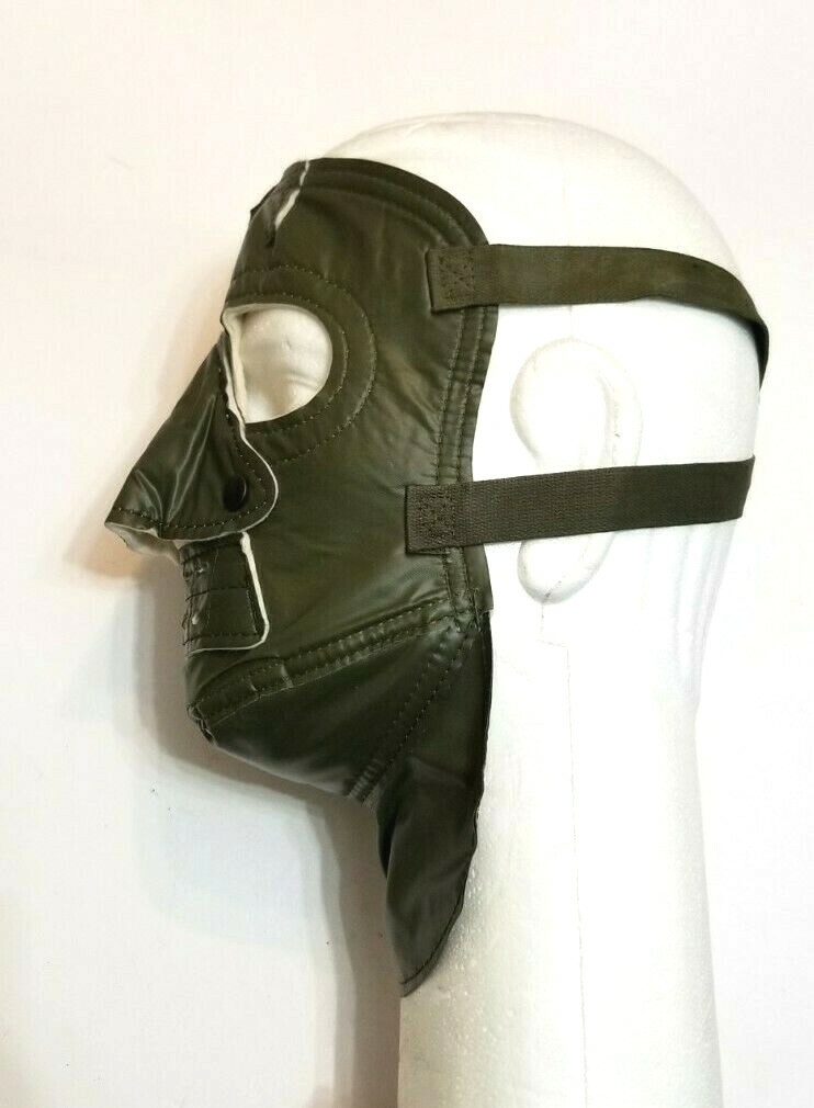 Vintage Navy Facemask Extreme Cold Weather USN Olive Green 207 NOS ...