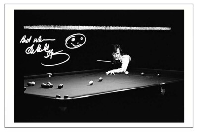 ALEX HIGGINS Signed Autograph PHOTO Fan Gift Signature Print World ...