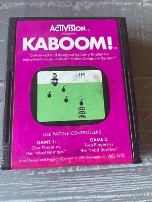 Kaboom (Atari 2600, 1981) Game Tested | eBay