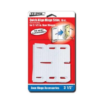 Ez-Shim,. Quick-Align Hinge Shim For 3.5-In. Hinges, 18-Pk. | eBay