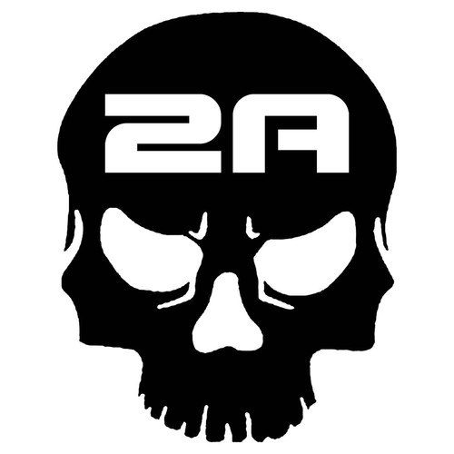 2A Skull Sticker - 2nd Amendment Skull Decal | eBay