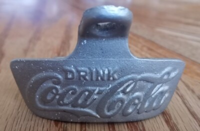 Drink Coca-Cola Old Fashioned Bottle Opener Wall Mountable Made in U.S ...