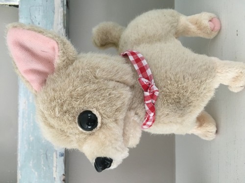 Battery Operated Animated Yipping Barking Walking Chihuahua Dog Toy ...