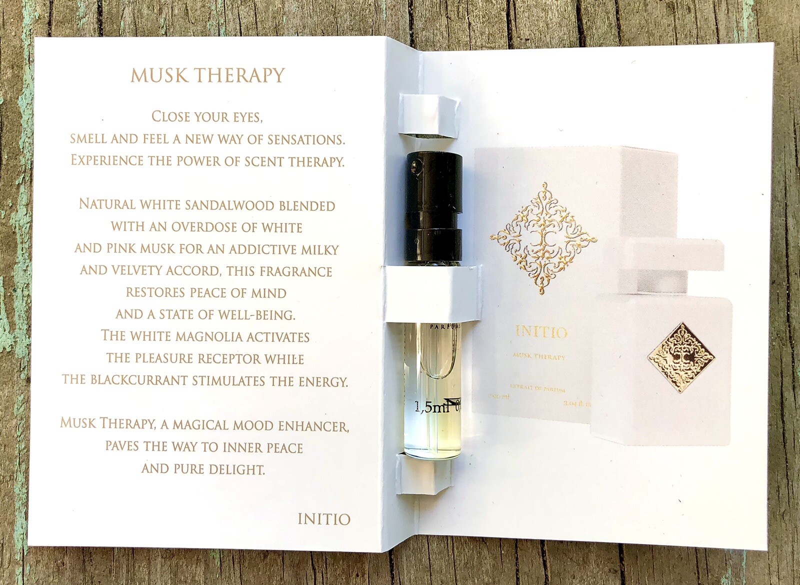 Initio Musk Therapy 1.5ml Vial Spray New Factory Sealed | eBay