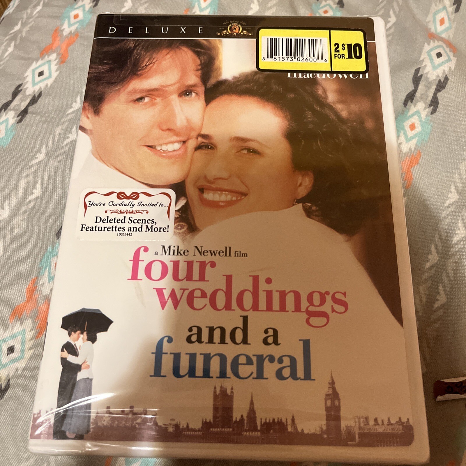 Four Weddings and a Funeral (DVD, 2009, Spa Cash Checkpoint Sensormatic ...