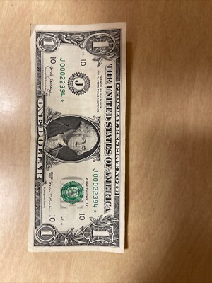 $1 COMMON Star Notes One Dollar Bill Random Note Random District Random ...