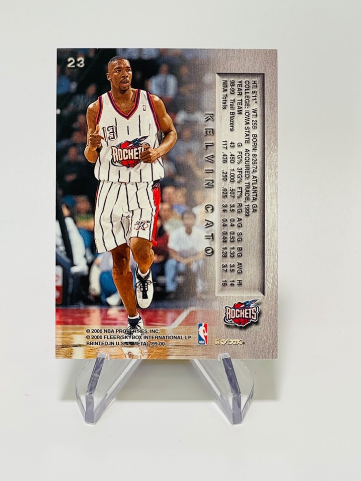 KELVIN CATO 1999-00 Skybox Metal #23 Rockets | eBay