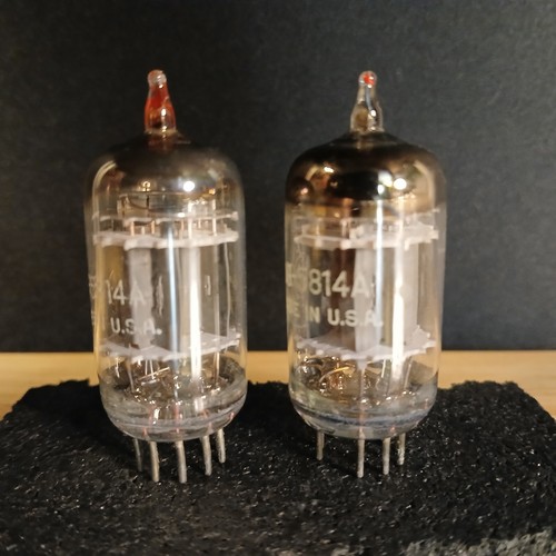 Matched Pair GE JG-5814A Red Tip Premium Tubes - TESTED 98/103 97/103 ...