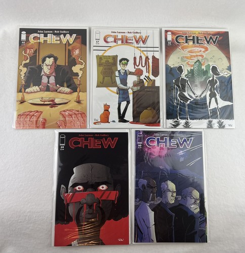 Chew Image Comics Lot of 5 Issues #56-60 Final Issue Run! Tony Chu | eBay