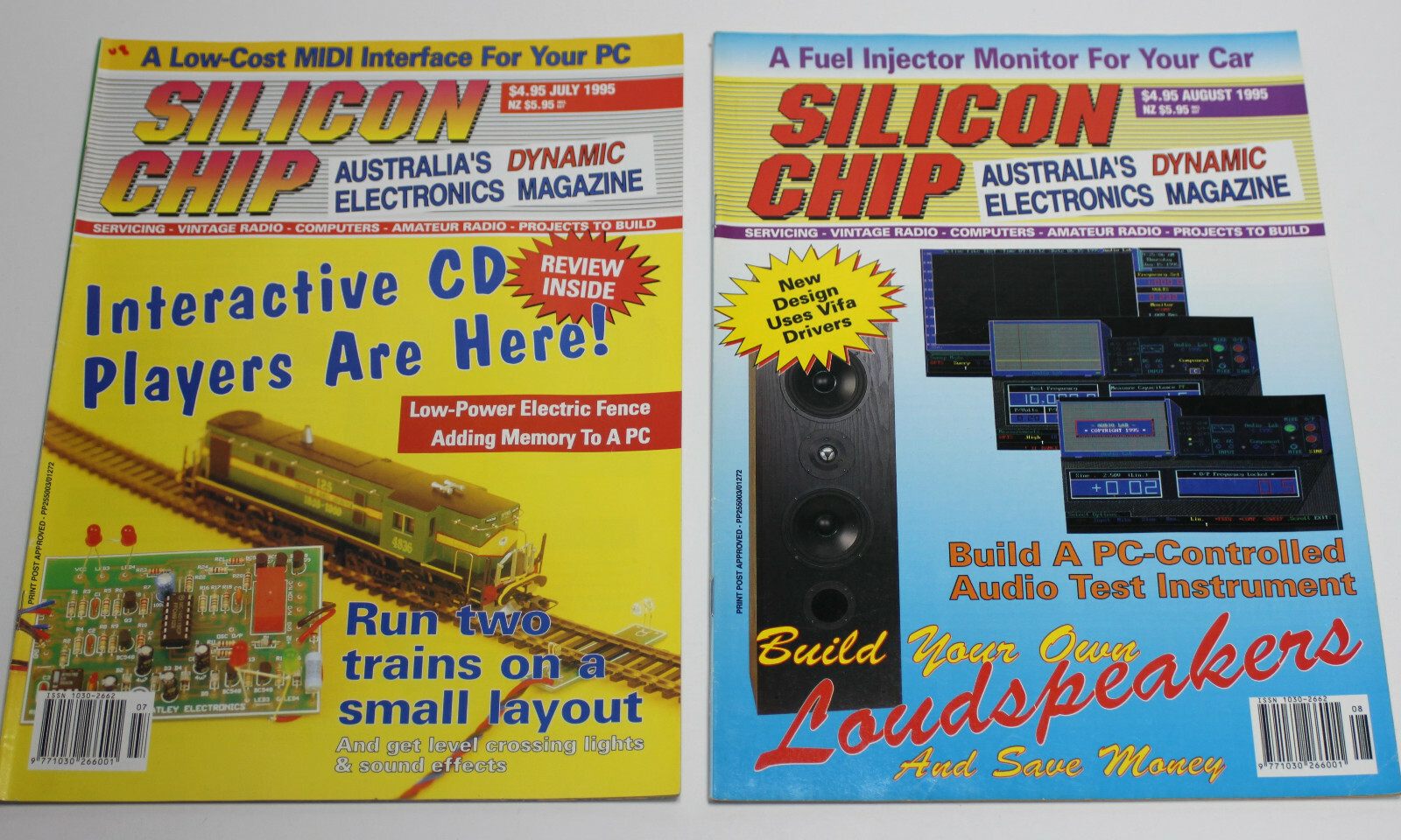Silicon Chip Electronics Magazines (January to December 1995 - 12 ...