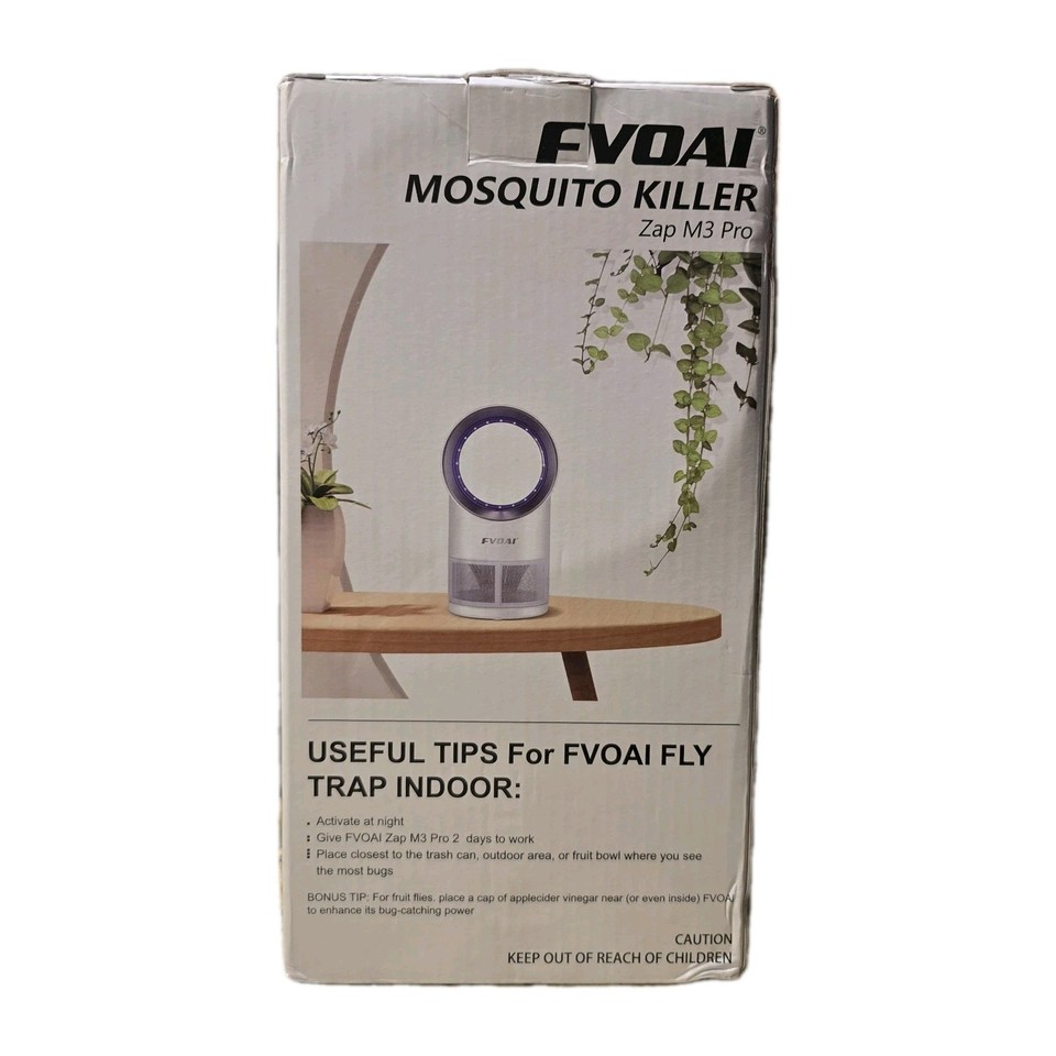 FVOAI ZAP M3 PRO Fruit Fly Trap for Indoors - Black/Blue | eBay