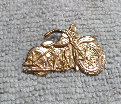 Vintage Antique Metal Realistic Picture Button MOTORCYCLE | eBay