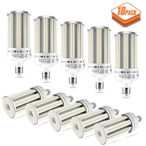 10PACK 125W Retrofit LED Corn Light Bulb E39 Mogul Warehouse Garage ...
