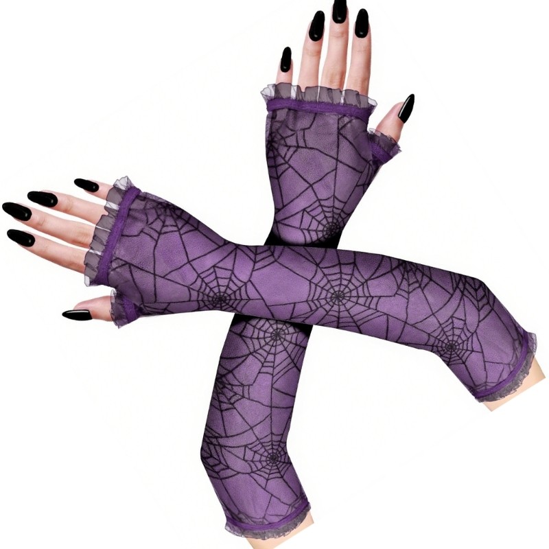 Halloween Costume Accessories Gloves Breathable Mesh Gloves for ...