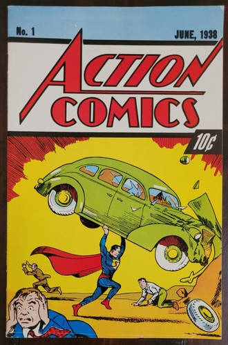 Action Comics #1 Reprint 10cent cover (1992, DC Comics) | eBay