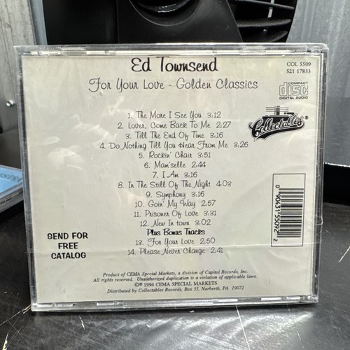 ED TOWNSEND - For Your Love - CD - **BRAND NEW/STILL SEALED ...