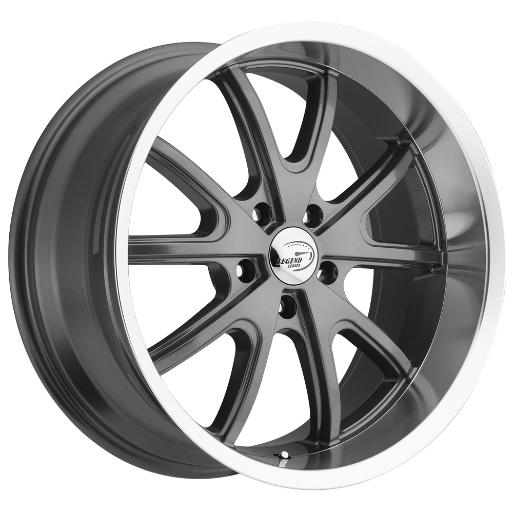 (Set of 4) Vision 143 Torque 18x8.5 5x115 +20mm Gunmetal Wheels Rims 18 ...